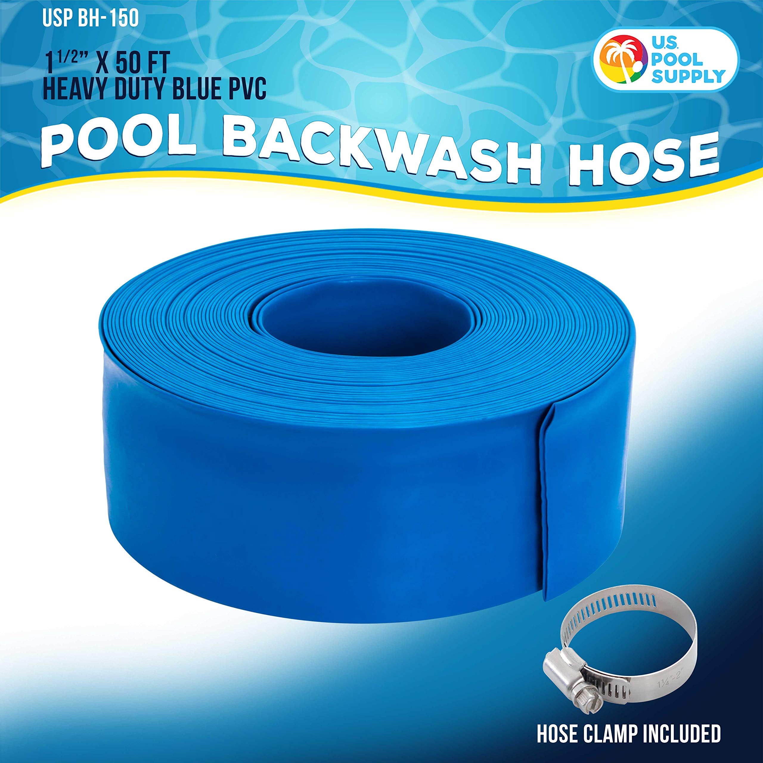 Snapklik.com : U.S. Pool Supply Pool Backwash Hose 1.5" X 50 - Heavy ...