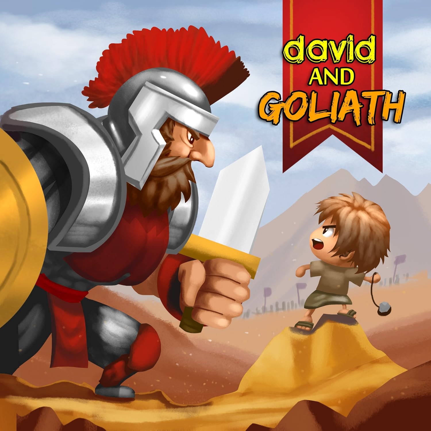 David and Goliath (Children's Illustrated Bible Stories) - Kindle ...