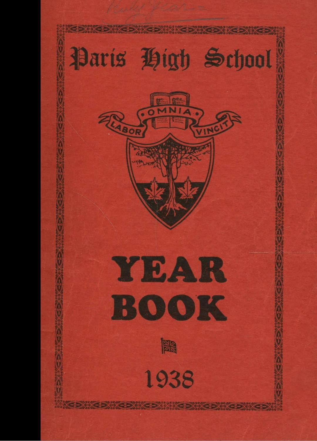 (Reprint) 1938 Yearbook: Paris High School, Paris, Ontario: Paris High ...