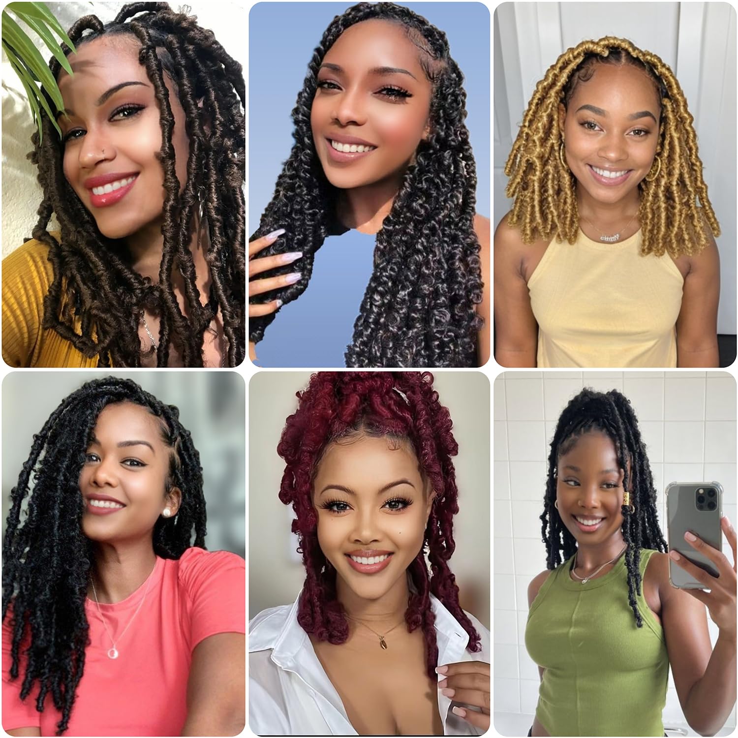 Snapklik.com : Kaluli Marley Twist Braiding Hair For Kids, 10 Inch ...