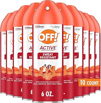 Amazon.com: OFF! Active Insect Repellent Sweat Resistant Long Lasting ...