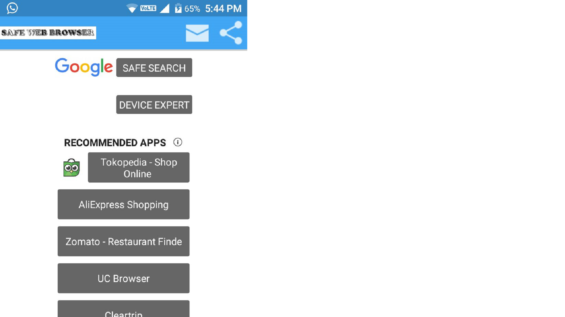 SAFE WEB BROWSER - App on Amazon Appstore
