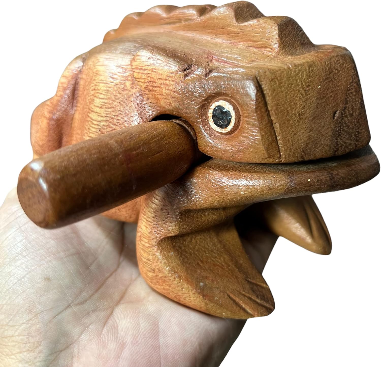 Amazon.com - NUTTA - 7 Inches Wooden Frog Guiro Rasp Musical Instrume ...