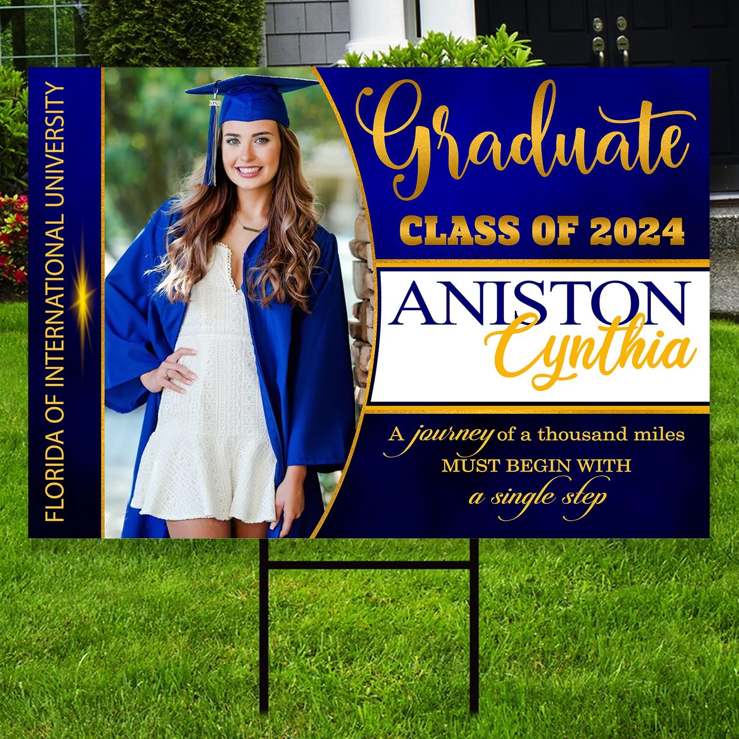 Amazon.com : Custom Graduation Yard Sign 2024, Graduation Senior Sign ...