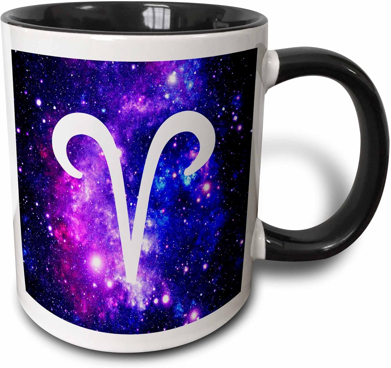 Amazon.com: 3dRose Aries symbol on purple space background - Arian ...