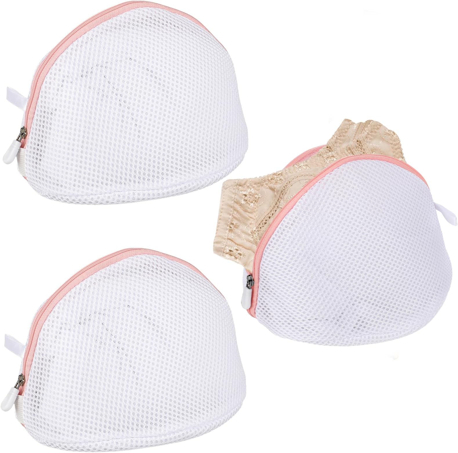 Amazon.com: cobee Large Bra Washing Bags for Laundry, 2 Pack Ball Shape ...