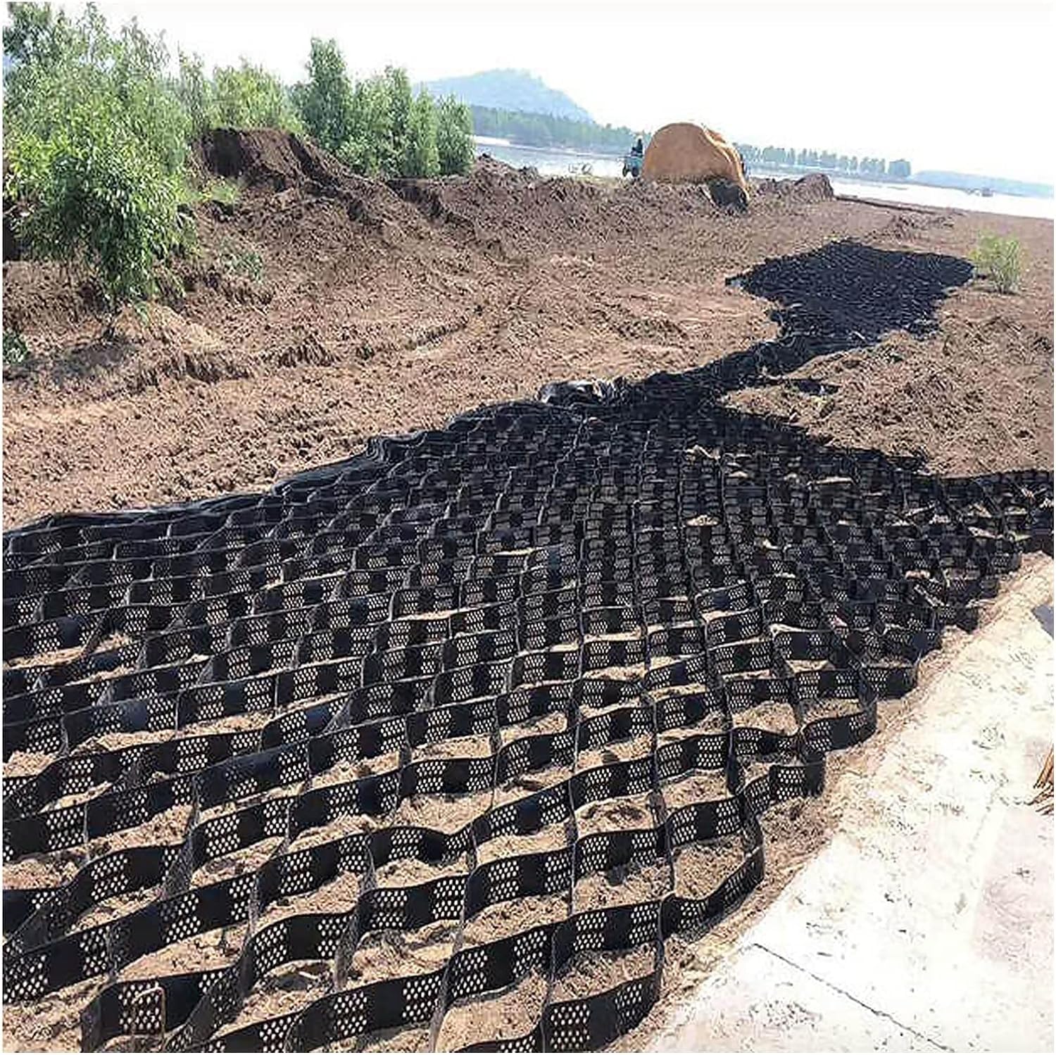 Amazon.co.jp: Heavy Duty Gravel Stabilizer Grid - 5cm Height Honeycomb ...