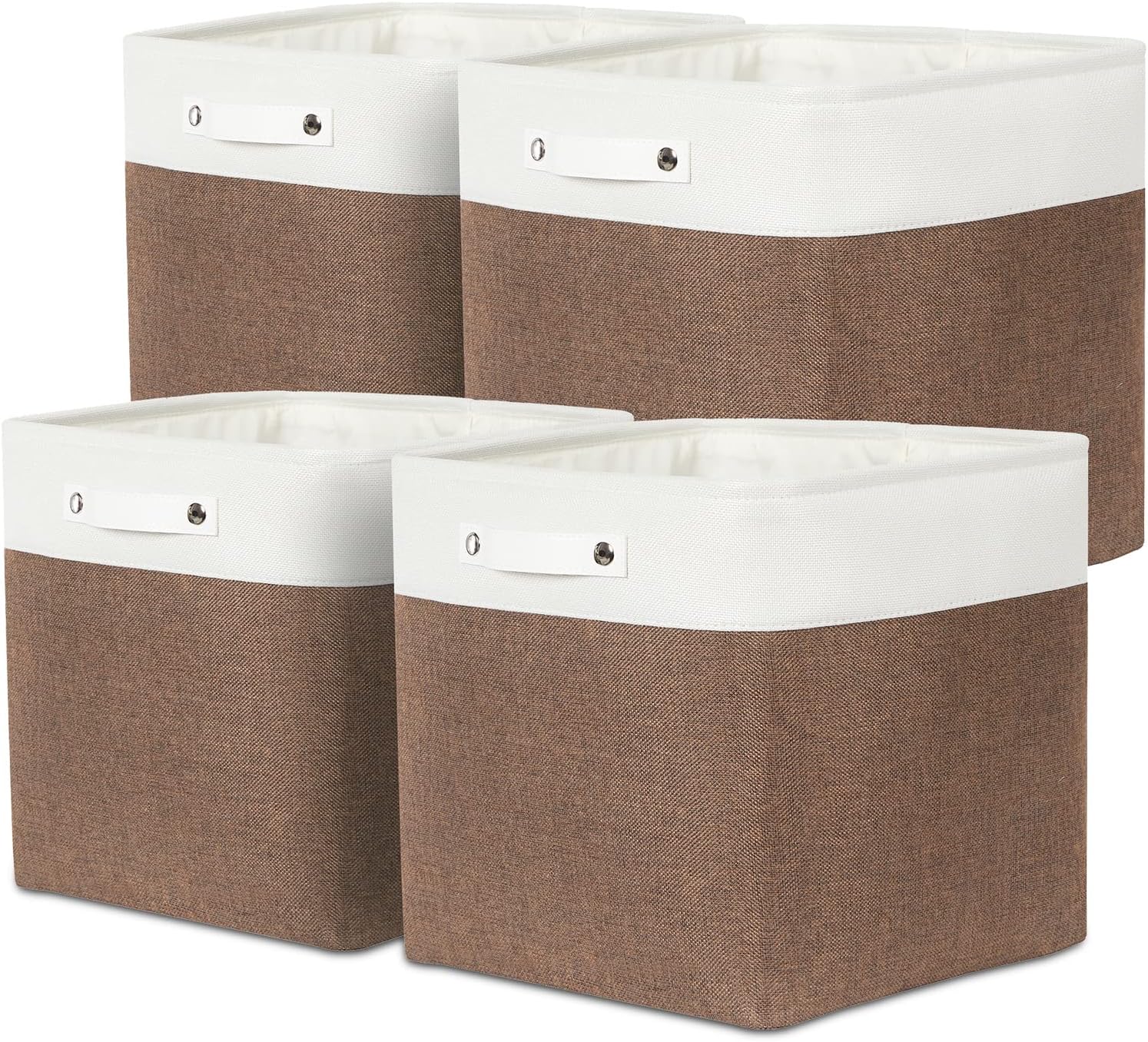Amazon.com - Ecegeva Cube Storage Bins, 13x13x13 Storage Cube Bins for ...