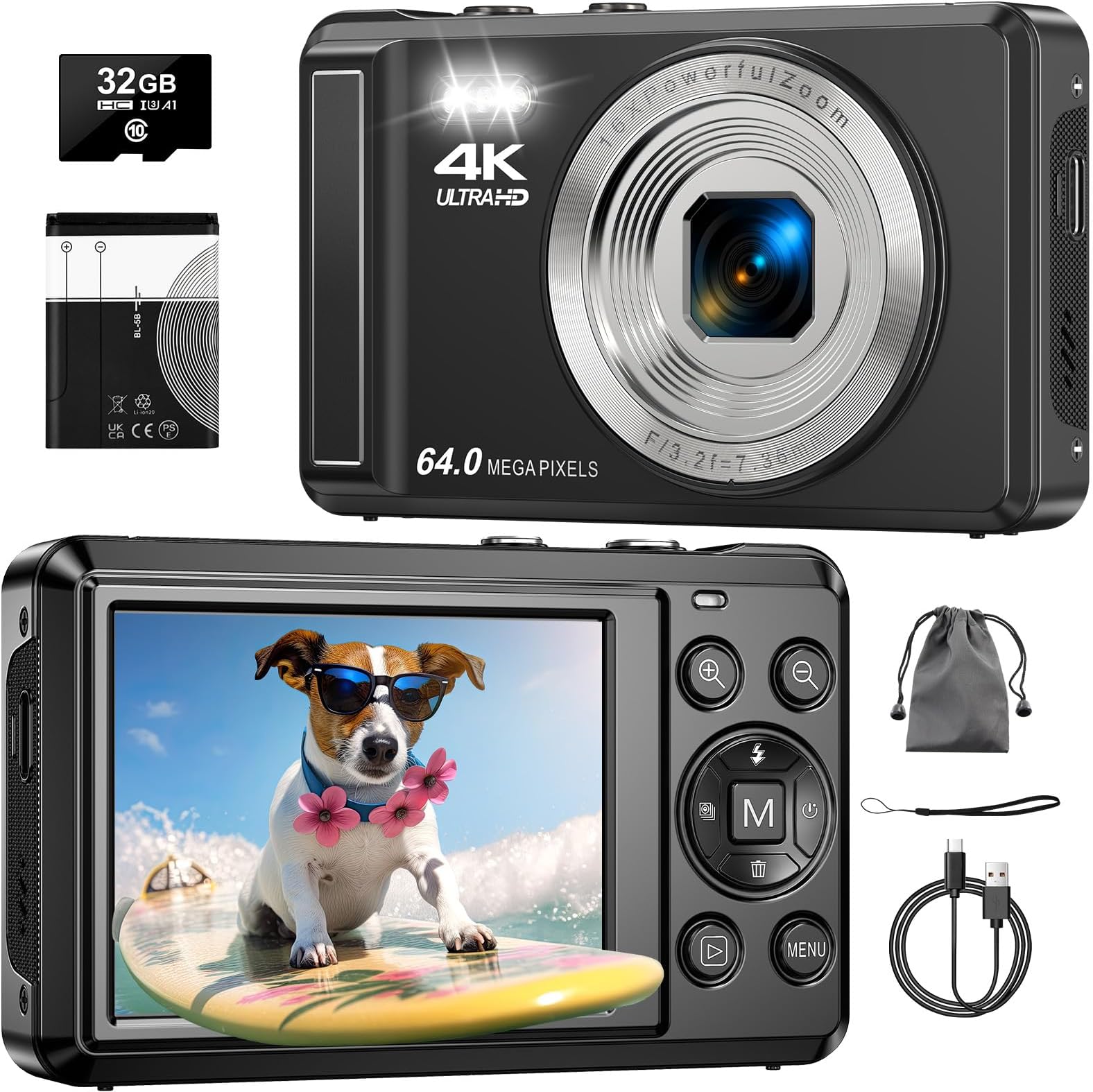 KODAK Pixpro FZ45-16.44 Megapixel Digitale Kompaktkamera, 4X optischem ...