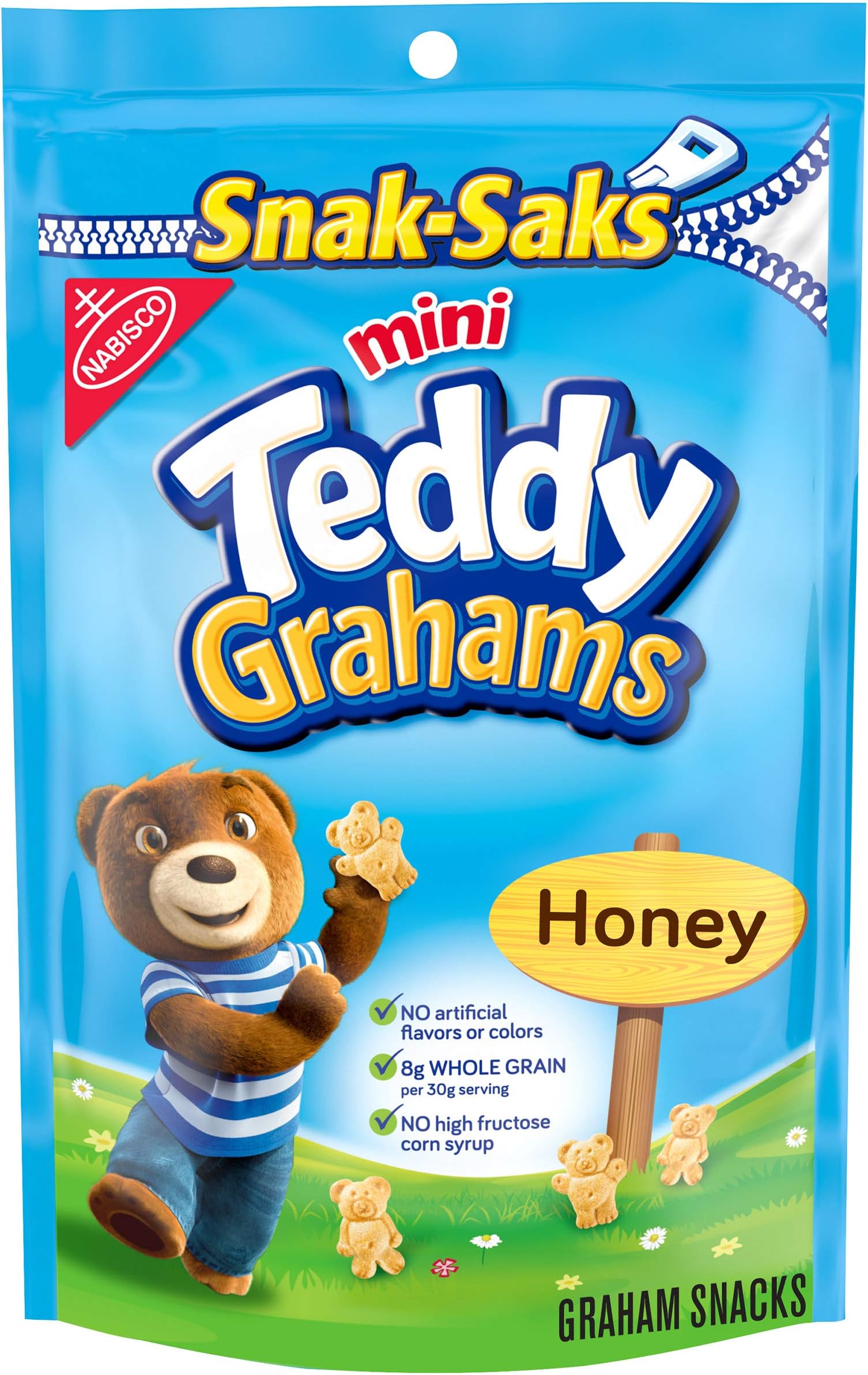 Amazon.com: TEDDY GRAHAMS Honey Graham Snacks, 12 Kids Snack Packs