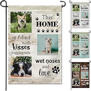 Amazon.com : Custom Pet Dog Garden Flag This Home is Filled with Kisses ...