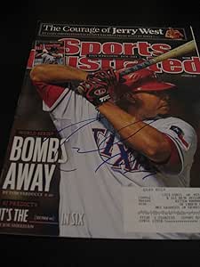 Nelson Cruz Signed Autograph Sports Illustrated Texas Rangers In Person ...