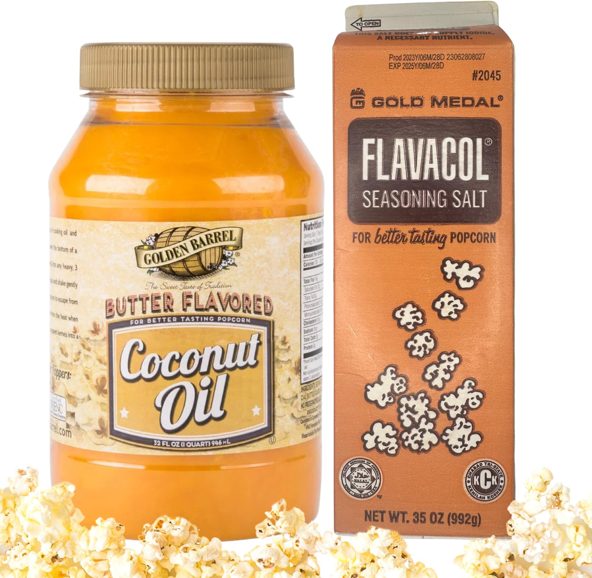 Amazon.com: Pop Weaver Naks Pak - 8oz Butter Flavored Coconut Oil and ...