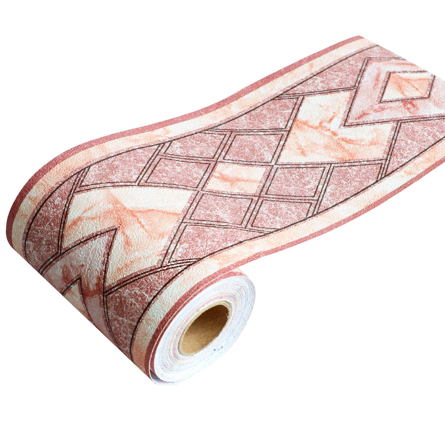 Yoillione Red Wallpaper Border Kitchen Vinyl Border Stickers, Bathroom ...