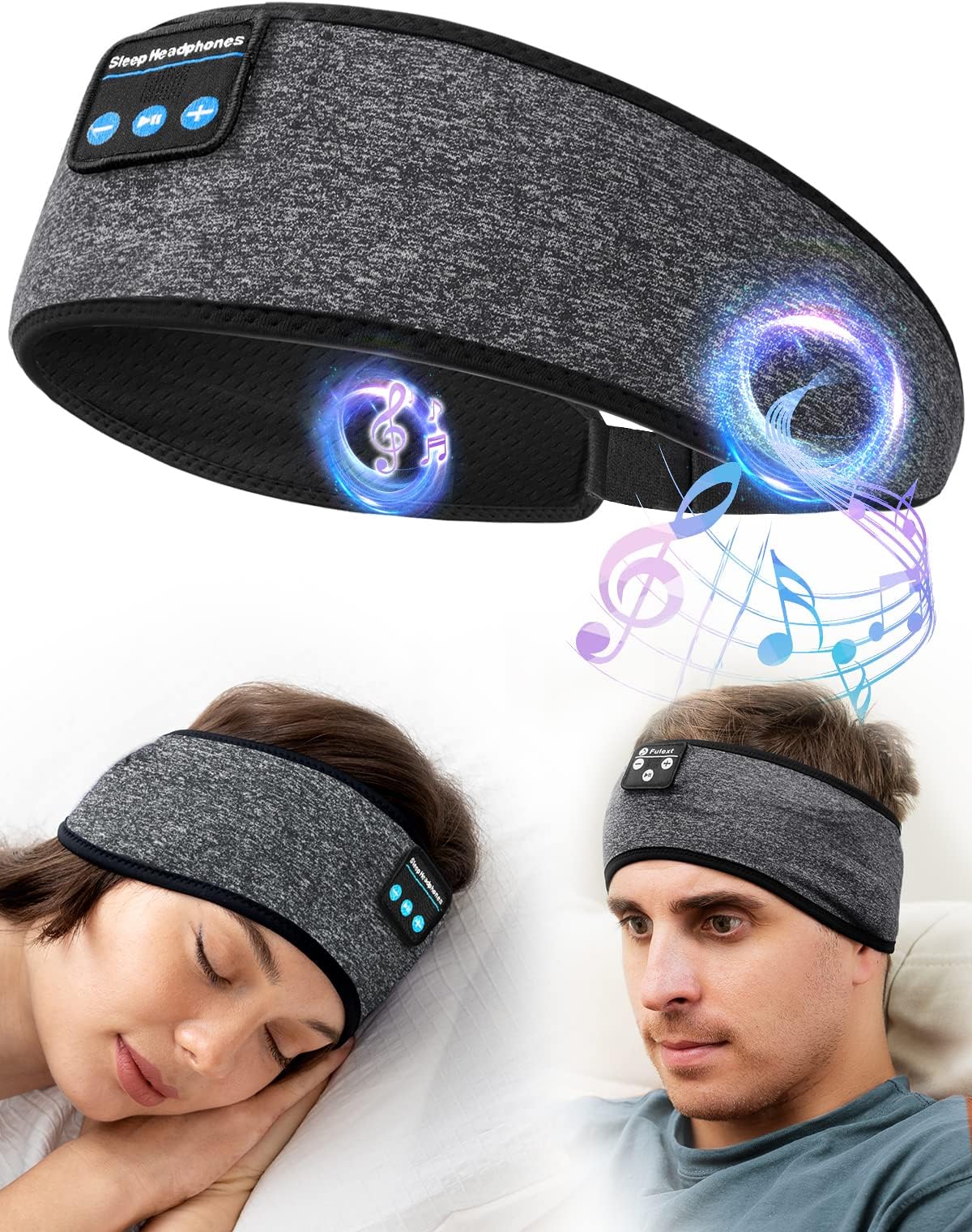 Amazon.com: Sleep Headphones Sports Headband, Adjustable Wireless ...