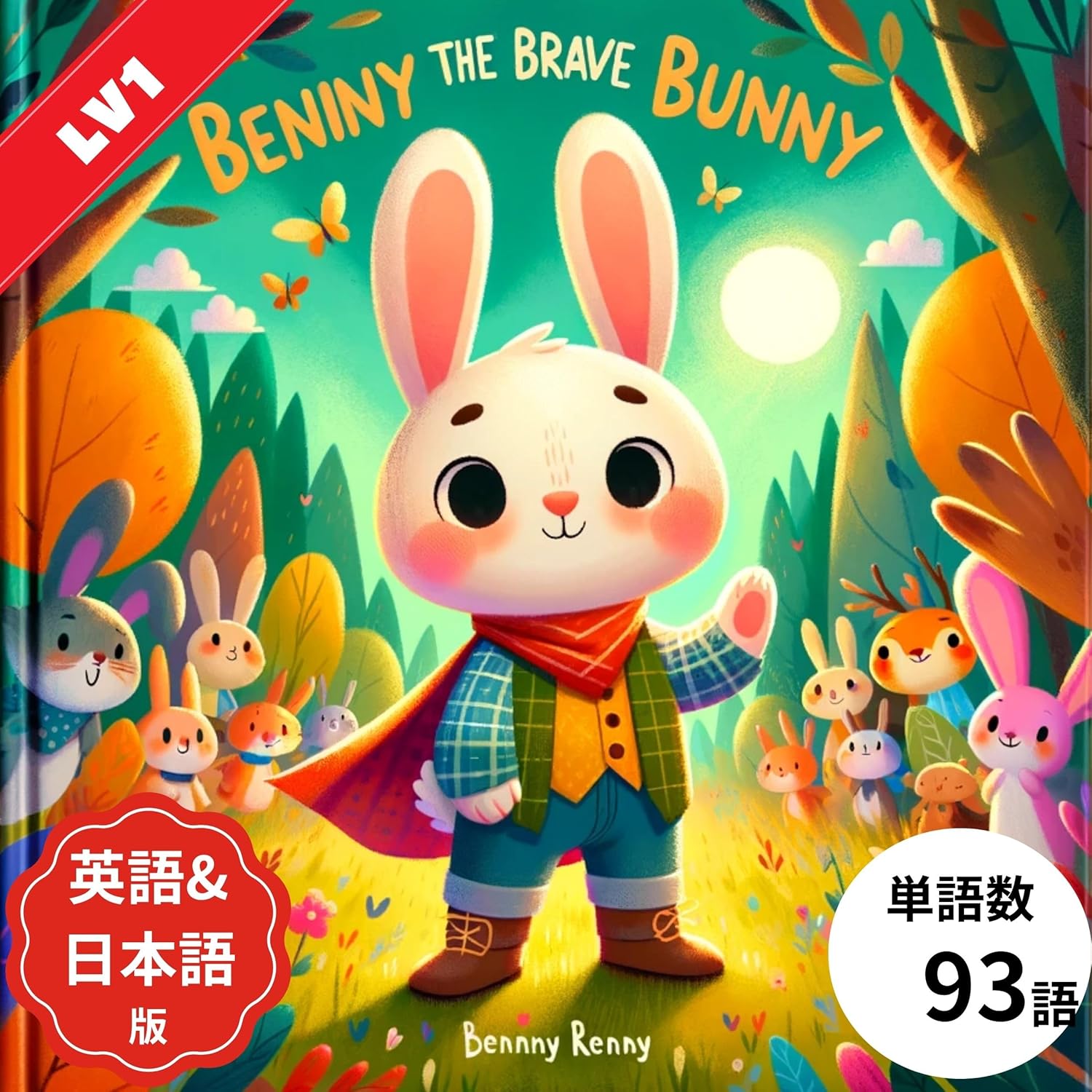 Amazon.com: Benny the Brave Bunny英語＋日本語併記版: かわいい英語絵本で親子多読・多聴教育: 赤ちゃんから ...