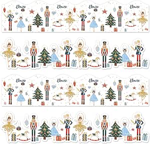 Amazon.com: AnyDesign 69Ft Christmas Bulletin Board Borders Nutcracker ...