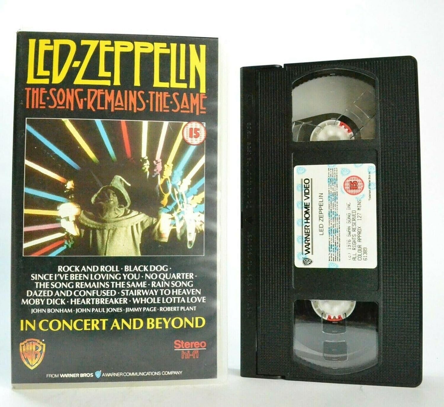 Amazon.com: The Song Remains the Same [VHS] : Robert Plant, Jimmy Page ...