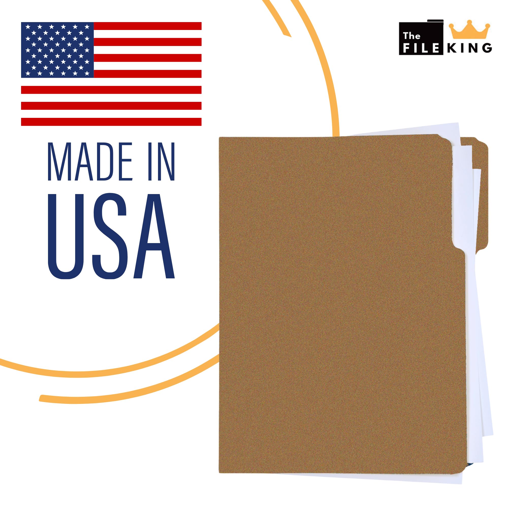 Snapklik.com : 1/3-Cut Top Tab Kraft File Folders - Letter Size Box Of ...