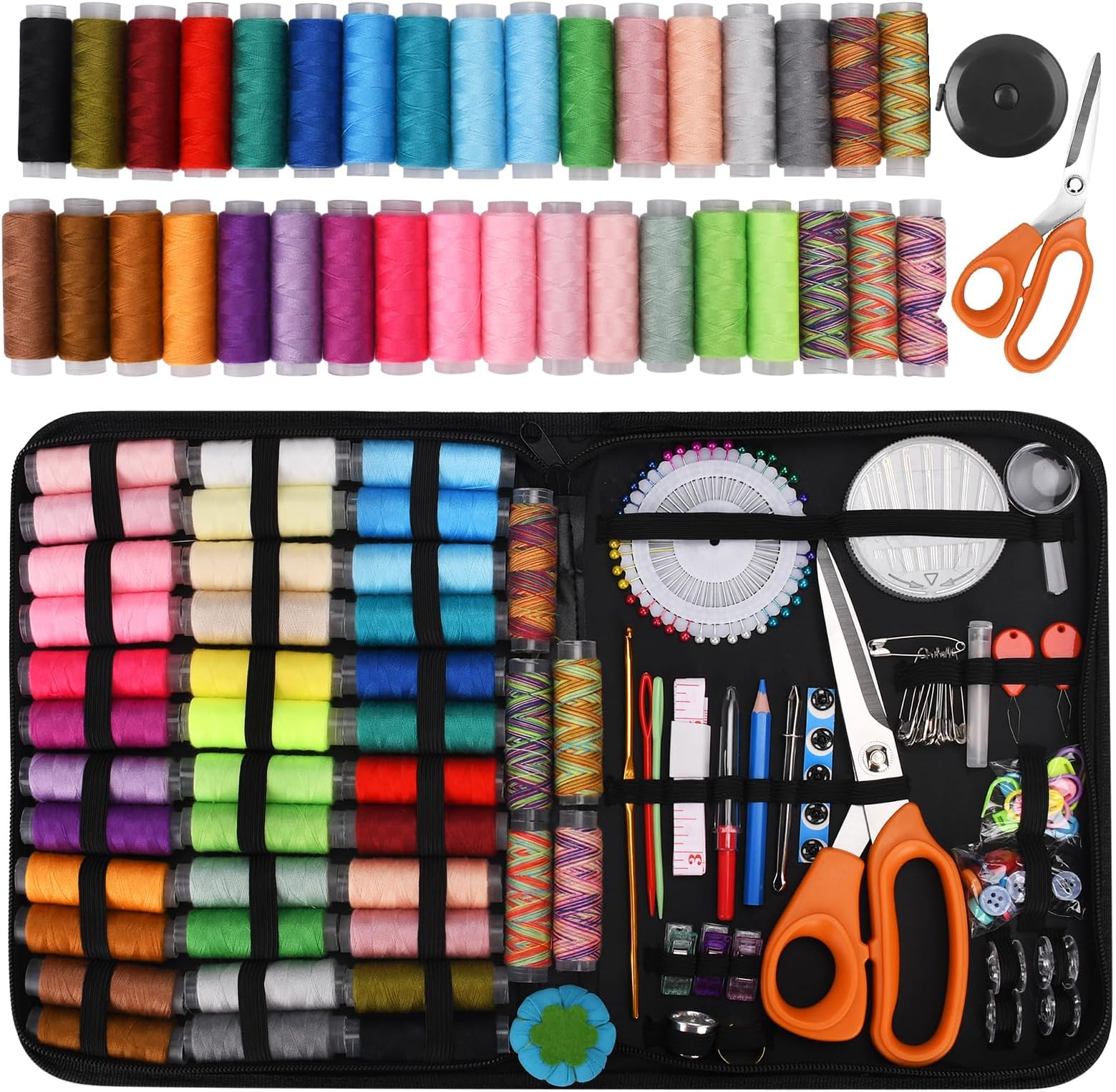 HEPAZ Kit de Couture, 200pcs Set de Couture Accessoires de Couture ...