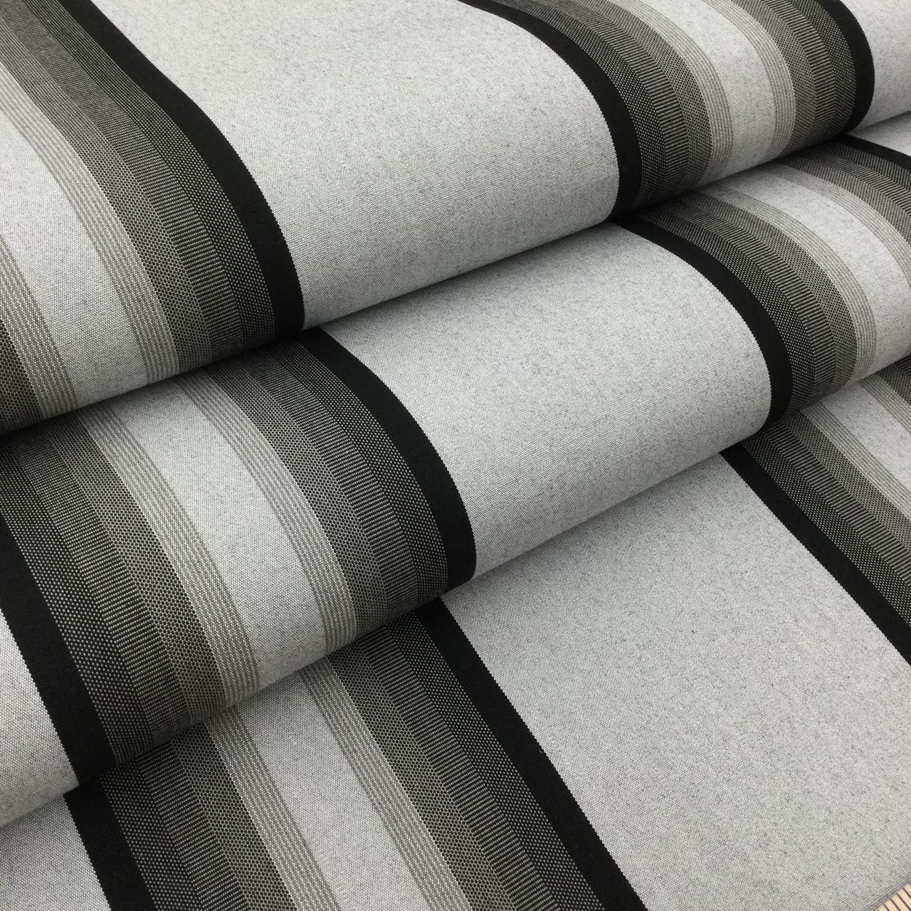Amazon.com: Sunbrella Gray/Black/White #4799-0000 Awning / Marine ...