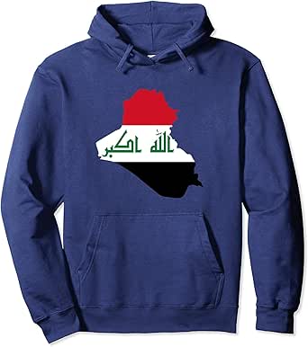 Amazon.com: Iraq Flag Hoodie : Clothing, Shoes & Jewelry