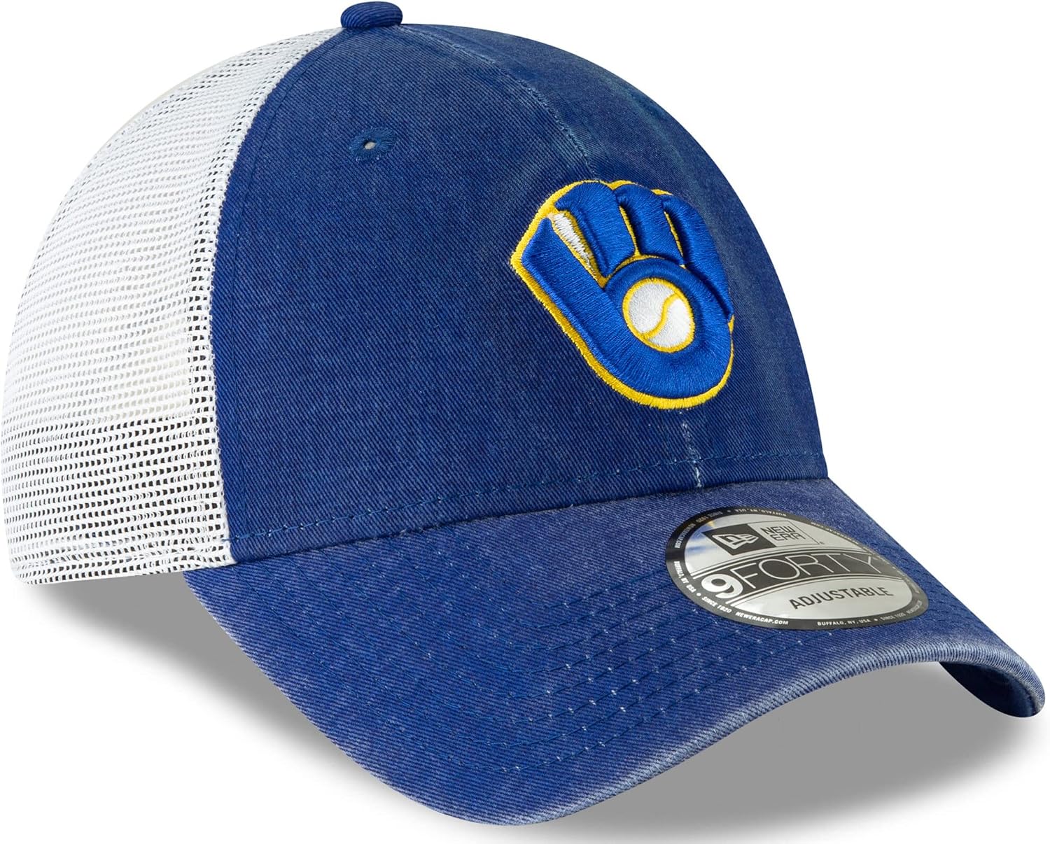 New Era MLB 9FORTY Mesh Cooperstown Trucker Adjustable Hat Cap One Size ...