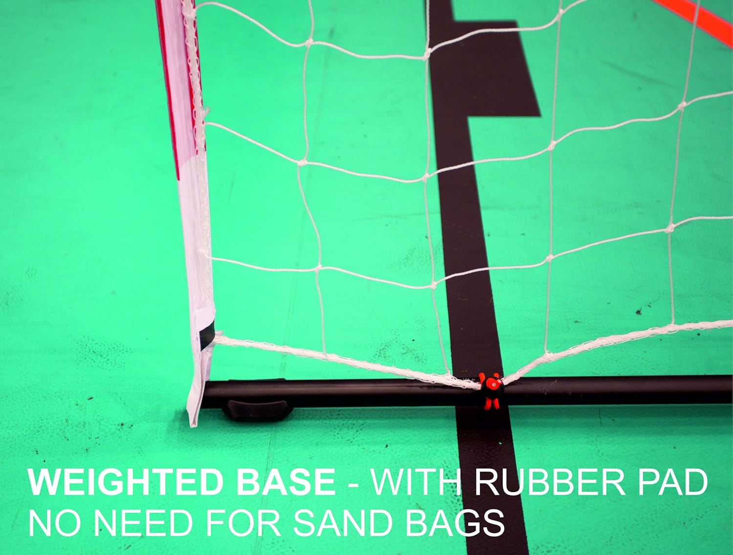 QUICKPLAY Portable Official Handball Goal 3x2m – with Weighted Base ...