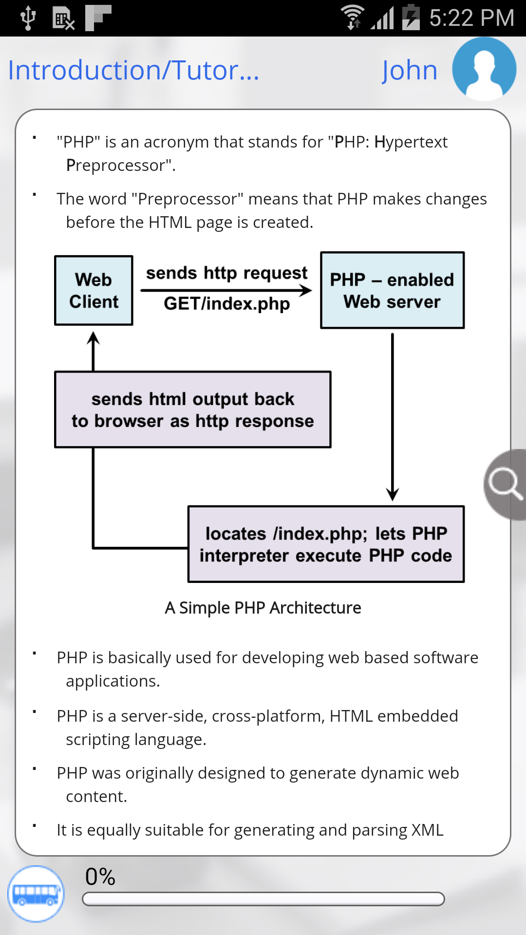 Learn Php Programming By Golearningbus App On Amazon Appstore