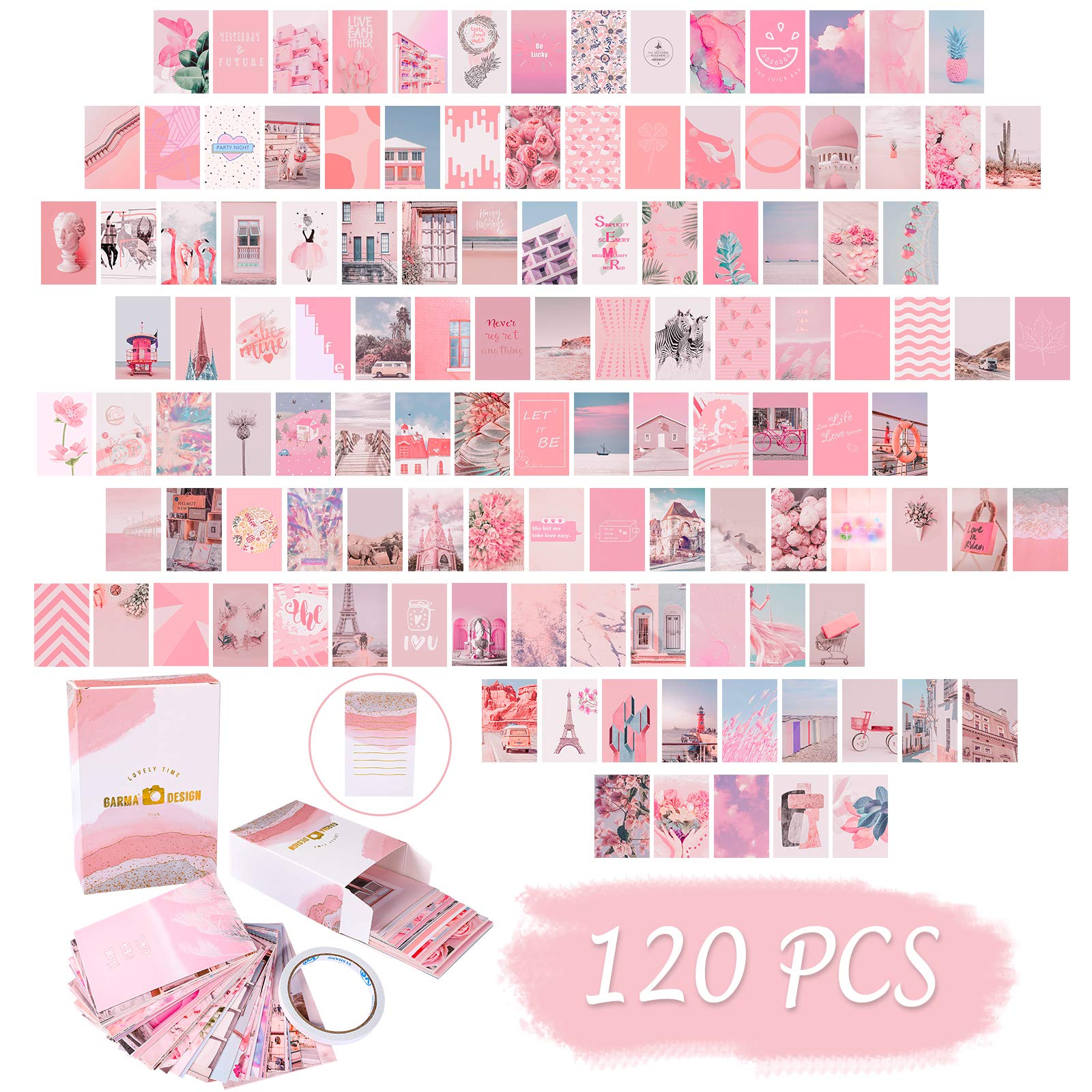 Buy Garma Wall Collage Kit Aesthetic Pictures for Dorm Room Decor ...