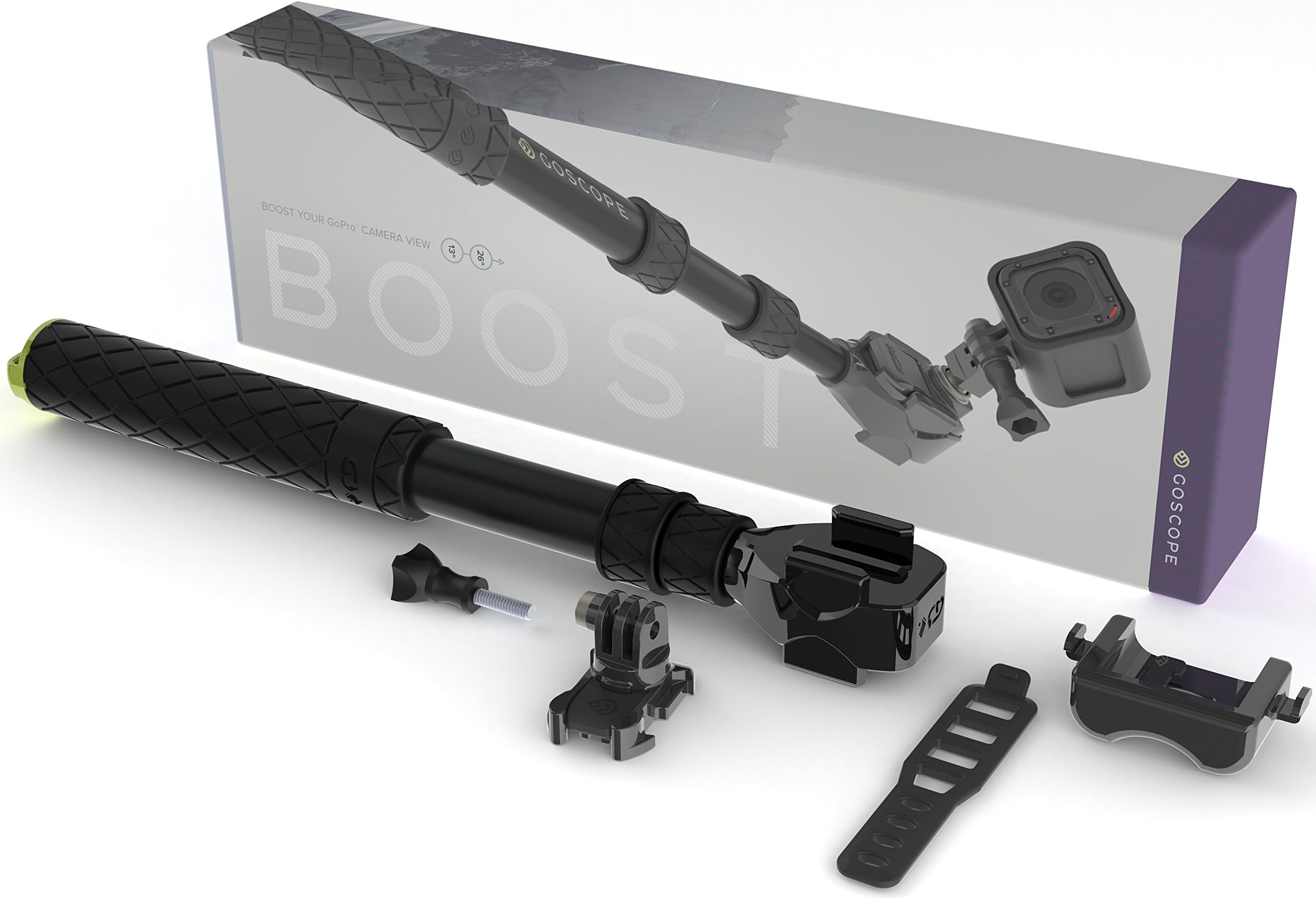 Amazon.com : GoPole Reach 14-40" Extension Pole for GoPro Cameras 2021 ...