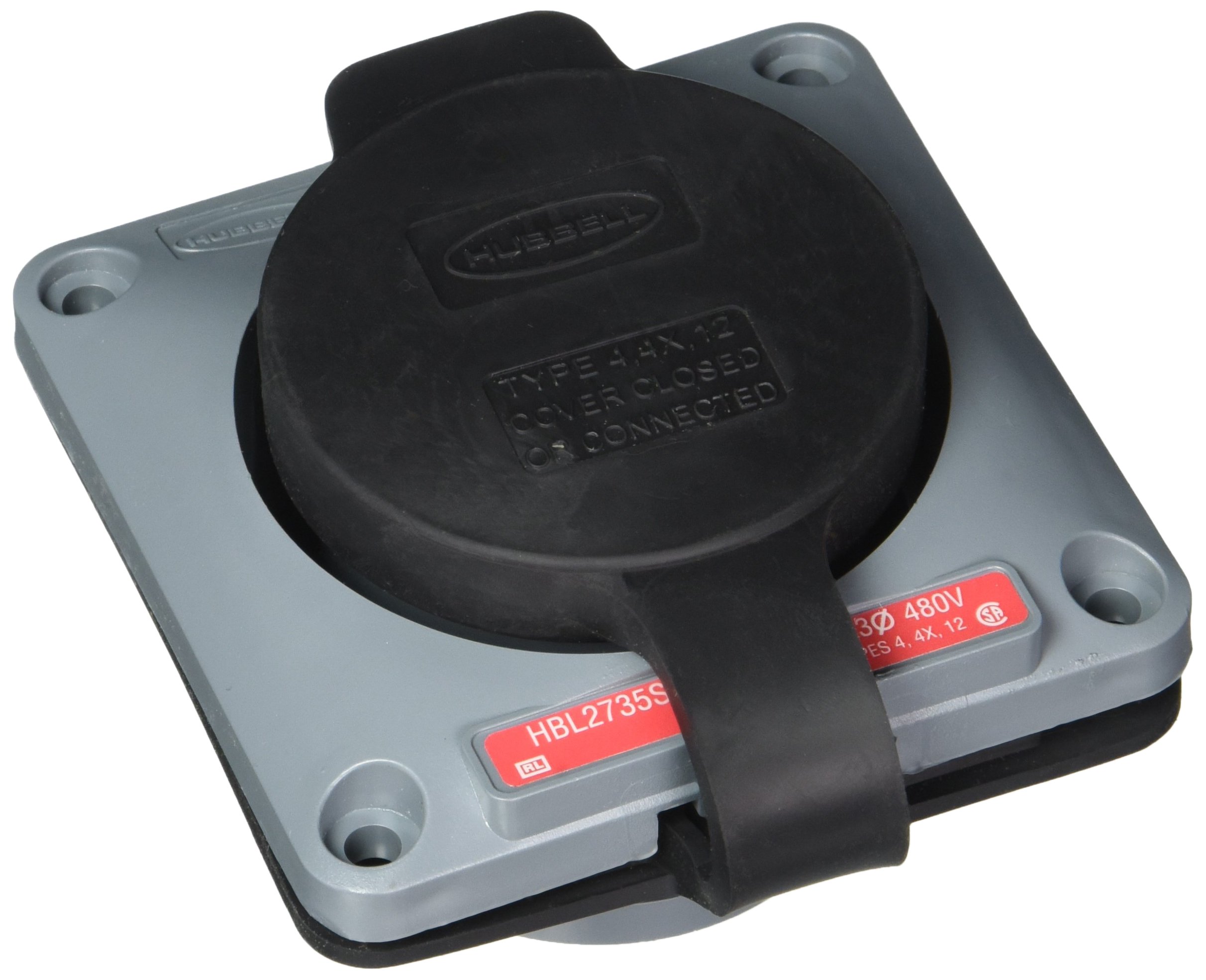 Buy Hubbell Wiring Systems HBL2735SW Twist-Lock Watertight Safety ...