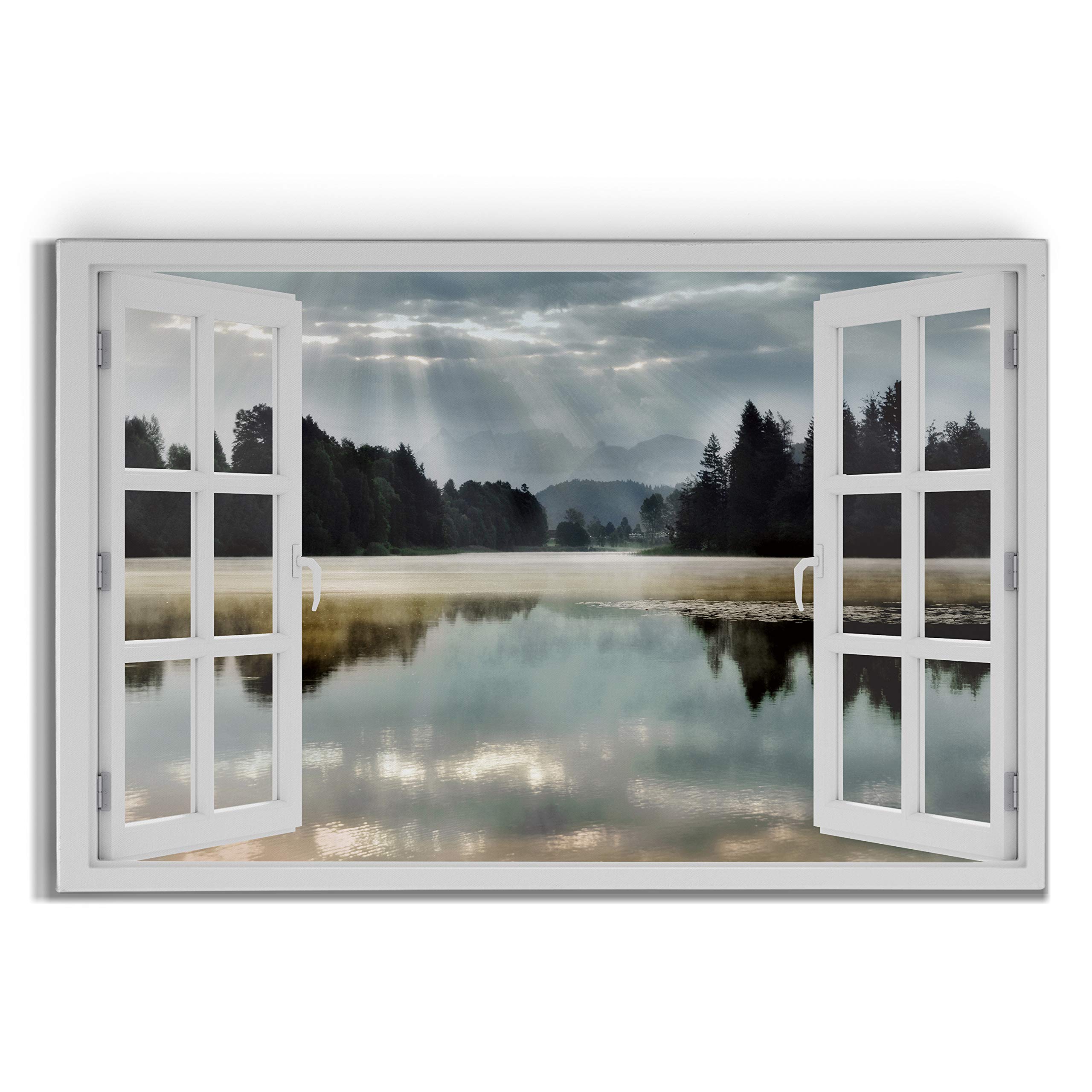 Amazon.com: Renditions Gallery Nature Home Decor Fake Window View of ...