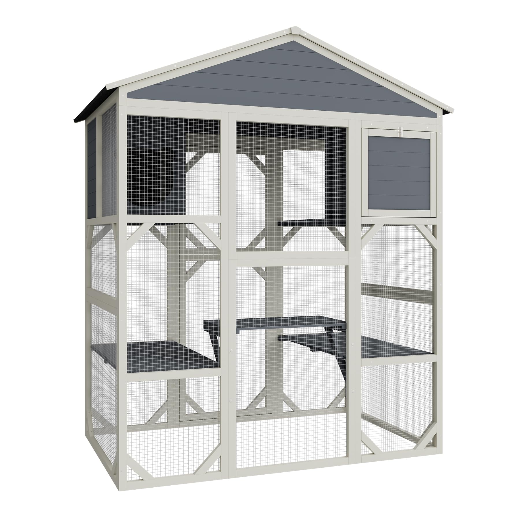 Snapklik.com : 59 Catio Outdoor Cat Enclosure Large Cat House For ...