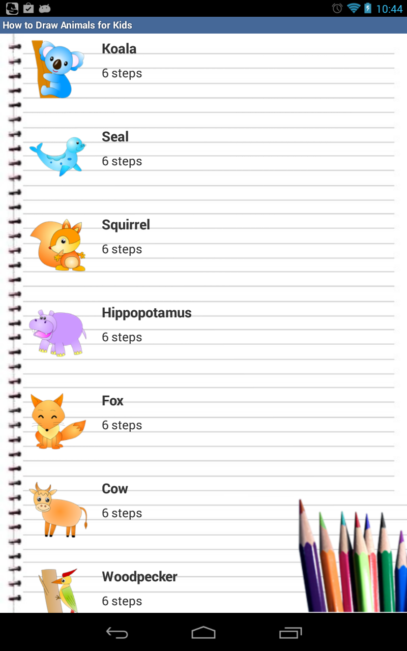 How to Draw Animals for Kids - App on Amazon Appstore