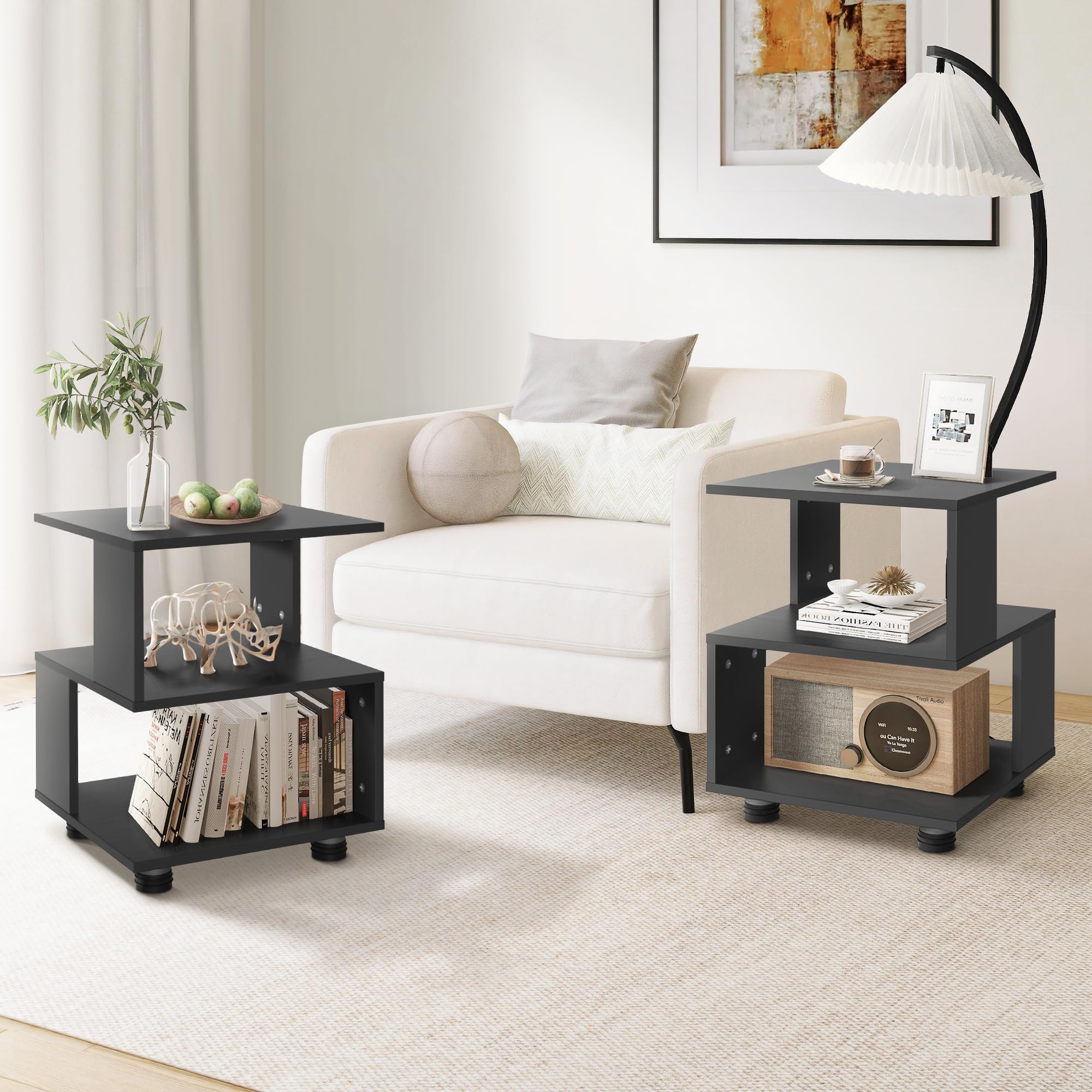 Amazon.com: Jerry & Maggie Magic Cube Nightstand Decor, 2 Pack Modern ...