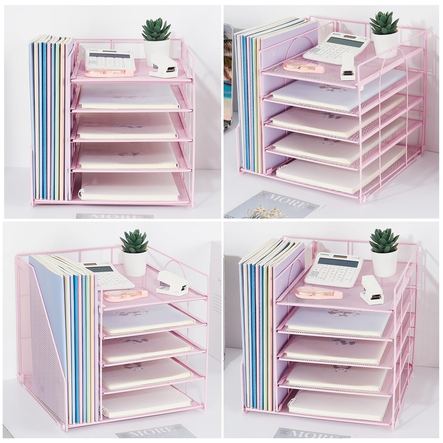 Snapklik.com : LEKETREE Desk Organizers And Accessories, 5-Tier Paper ...