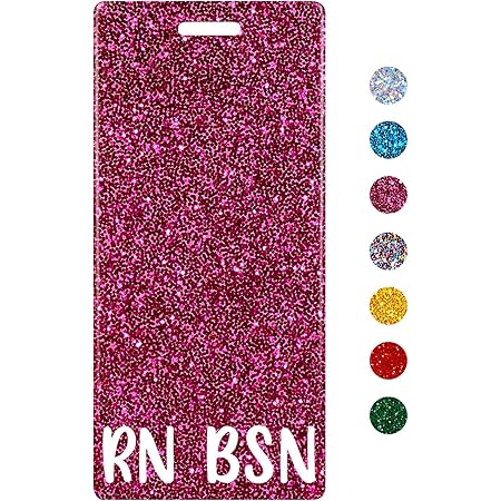 Amazon.com : Plifal RN BSN Badge Buddy Card Holder Nurse Nursing ...