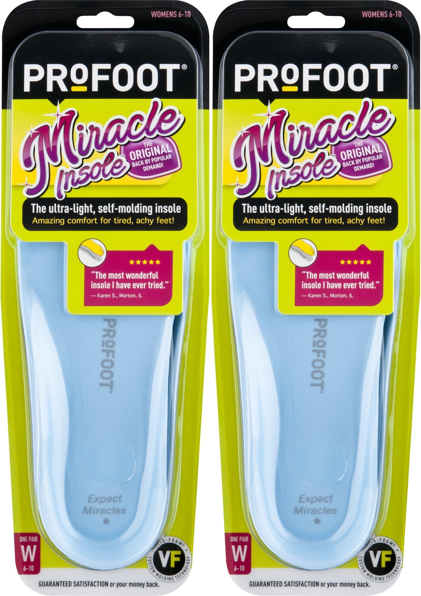 Amazon.com: Profoot Original Miracle Custom Molding Orthotic Insoles ...