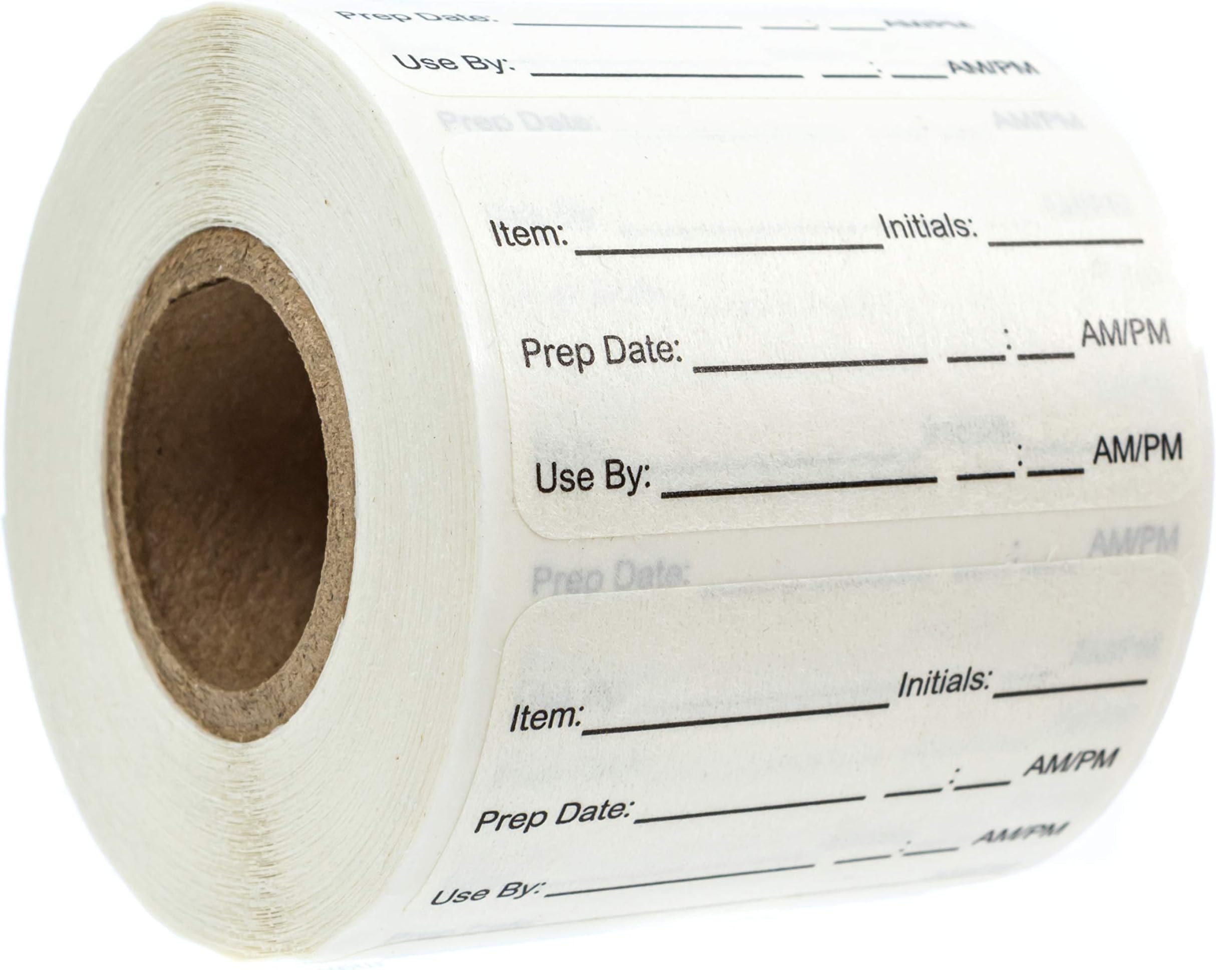 Amazon.com : 500 Dissolvable Food Prep Labels 1" x 2" Restaurant ...