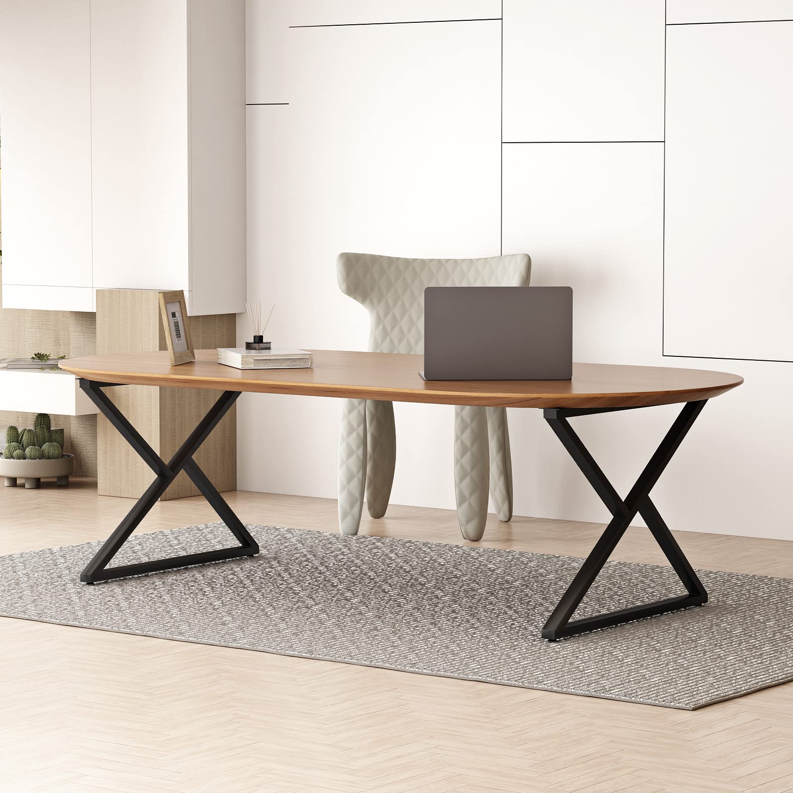 Metal Table Legs Heavy Duty T Shape Iron Desk Legs Industrial Furniture ...