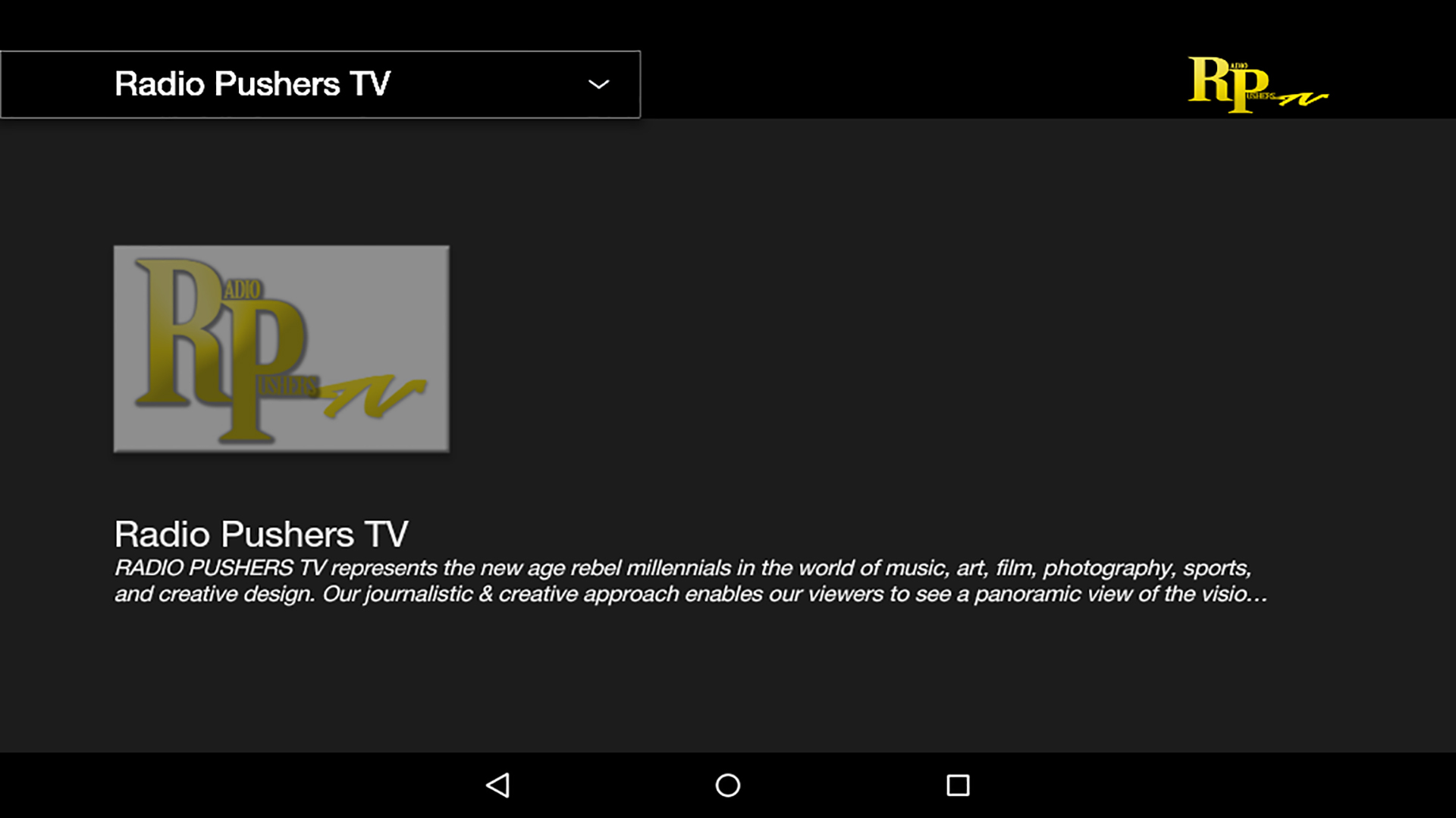 Radio Pushers TV - App on Amazon Appstore