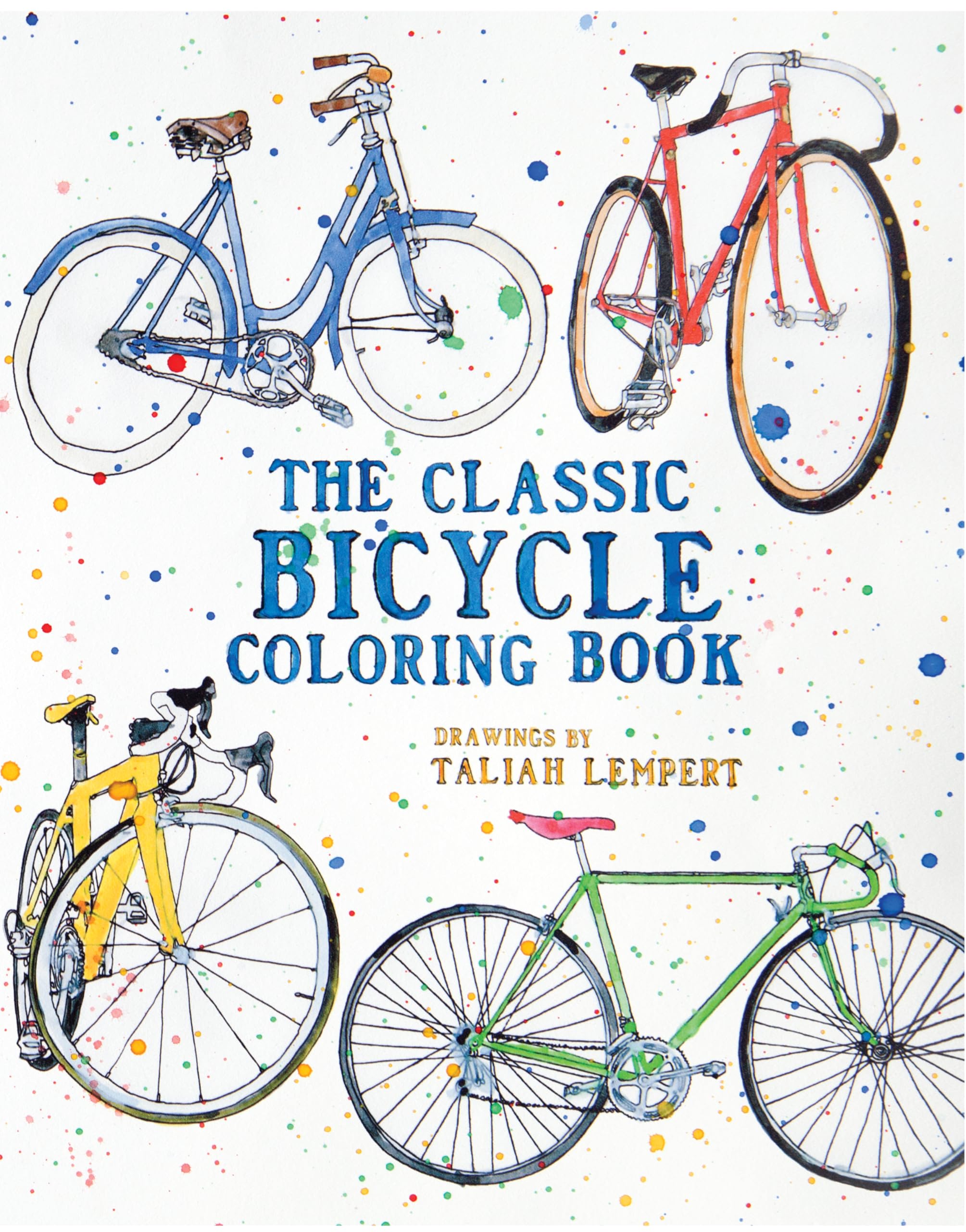 The Classic Bicycle Coloring Book (Gift): Lempert, Taliah ...