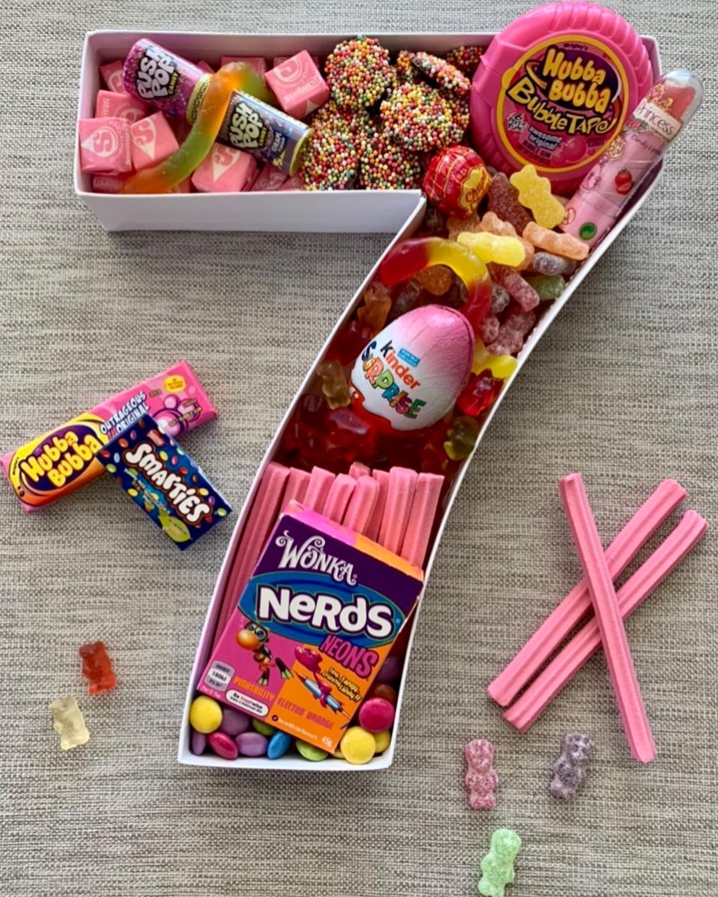 Amazon.com: QRQR 12.2inch Fillable Cardboard Number Serving Tray Cut ...