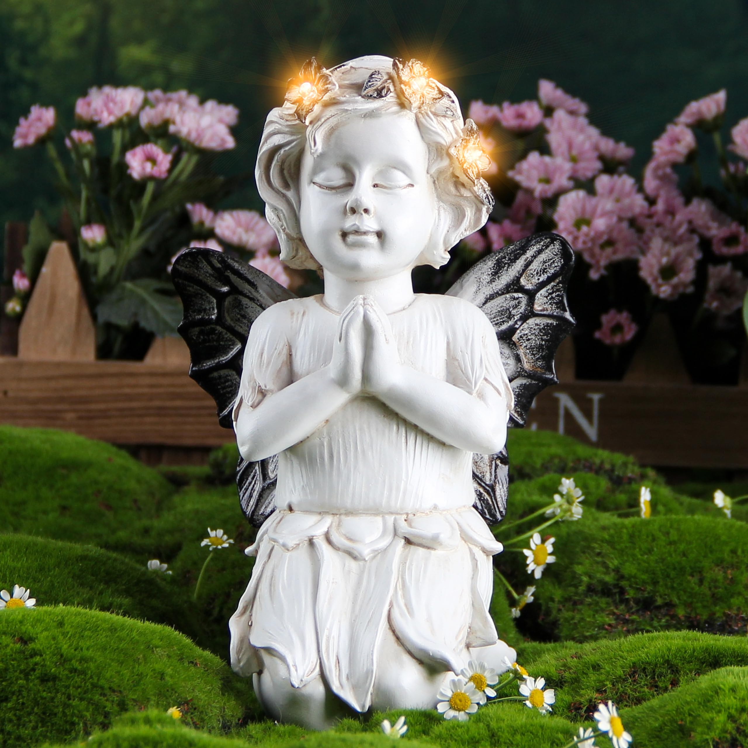 Solar Powered Memorial Angels Solar Angel Lights Outdoor Solar