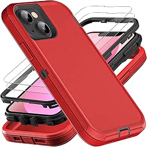 Amazon.com: YKHJKLEC for iphone 13 Mini Case, Military Grade 3 in 1 Heavy Duty Shockproof/Drop ...