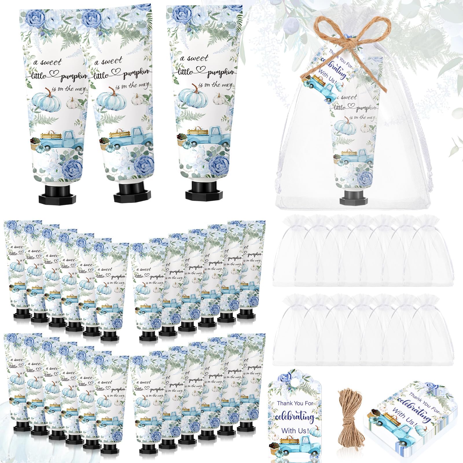 Amazon.com : Dimsile 50 Pack Baby Shower Favors for Guests Hand Lotion ...
