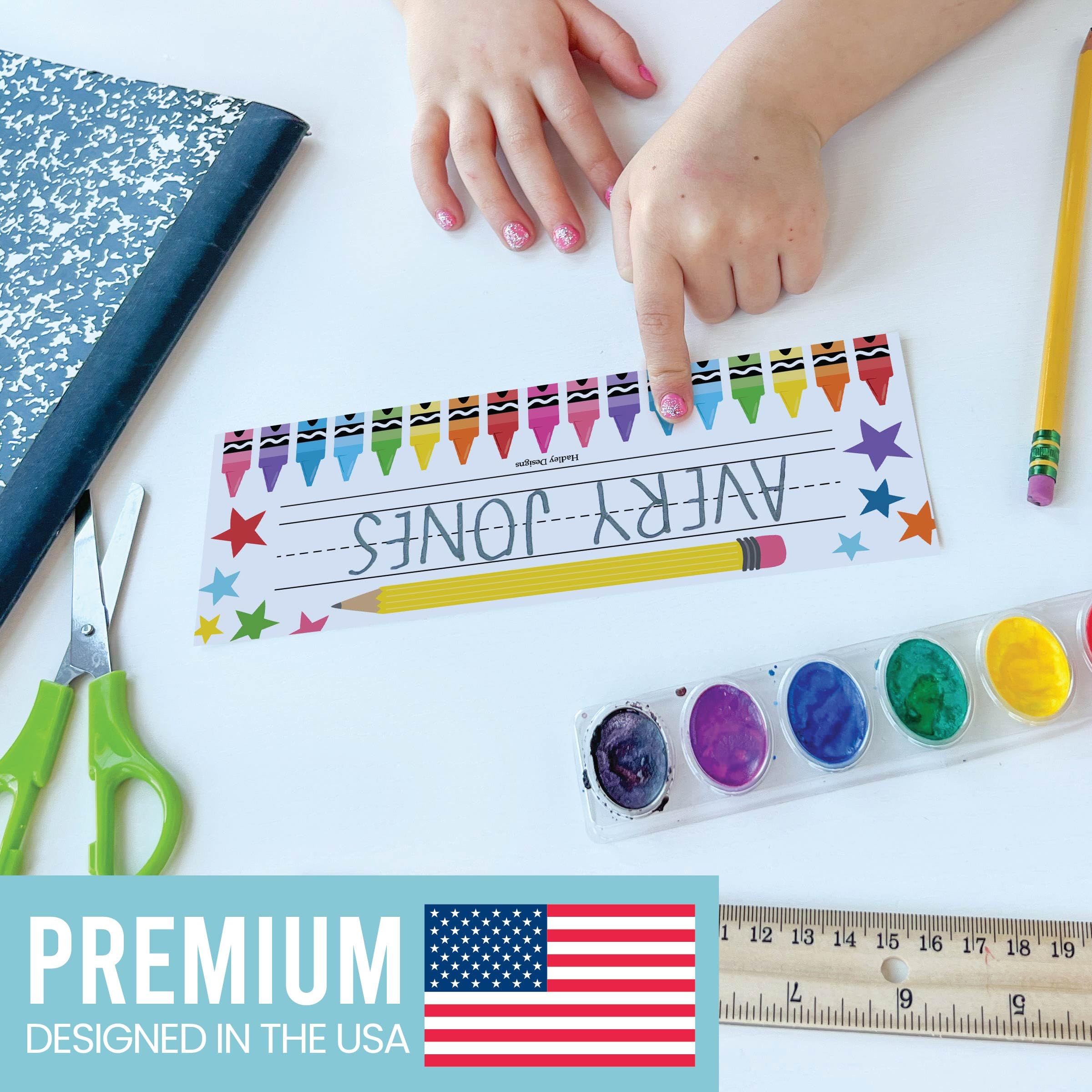 Snapklik.com : Hadley Designs Desk Name Tags For Classroom - 25 Student ...