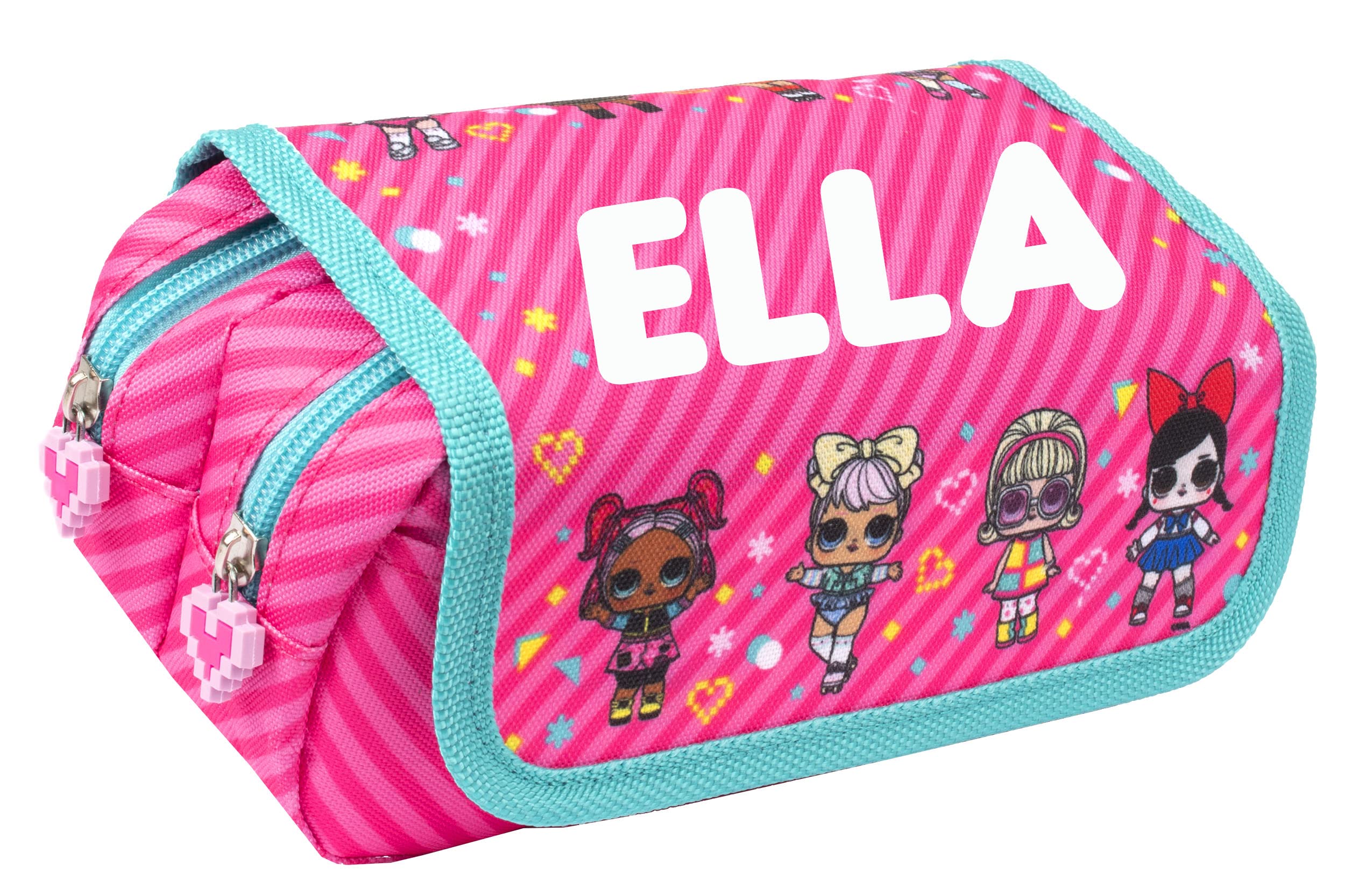 LOL - Large Pencil Case - Personalised LOL Girls Pencil Case for Girls ...
