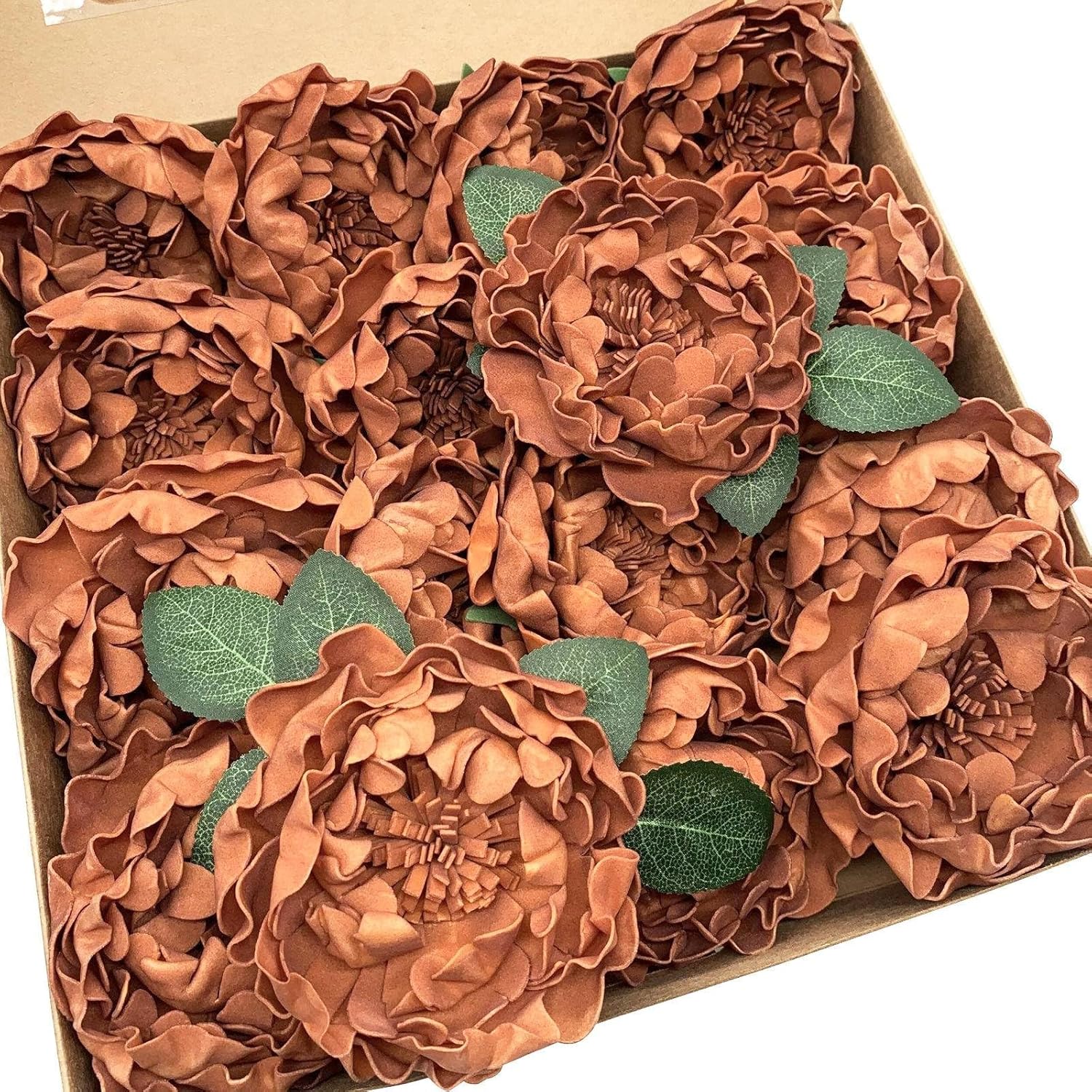 Amazon.com: Meeting Love 16 Pure Color PE Foam Flower Box, 9cm ...